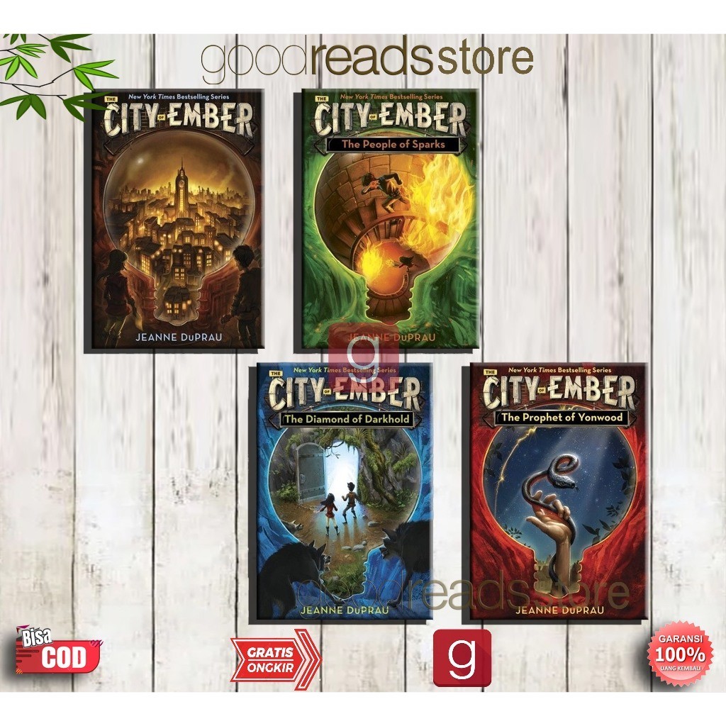 Jual The City of Ember series - Jeanne DuPrau (English) | Shopee Indonesia