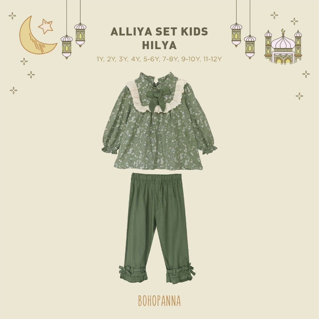 Jual BOHOPANNA - RAYA COLLECTION - ALLIYA SET - Dress Muslim Anak - Baju Muslim Anak Perempuan ...