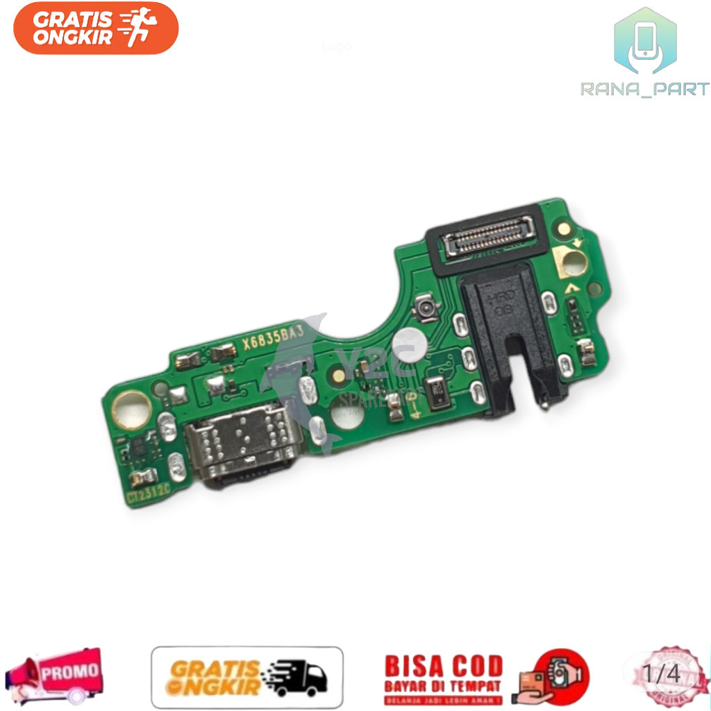 Jual PAPAN CHARGER + IC INFINIX X6835B X6835 / HOT 30 PLAY NFC + MIC ...