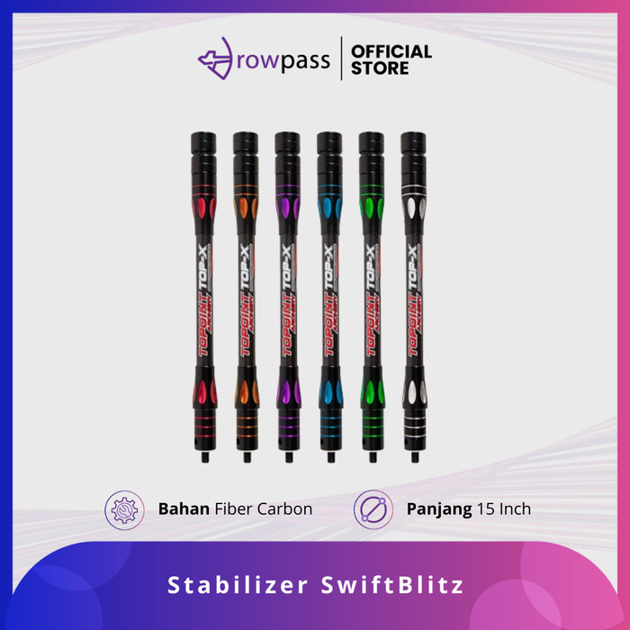 Jual Stabilizer Archery Fiber Carbon Balance Bar Rod Side Bar 15 Inch ...