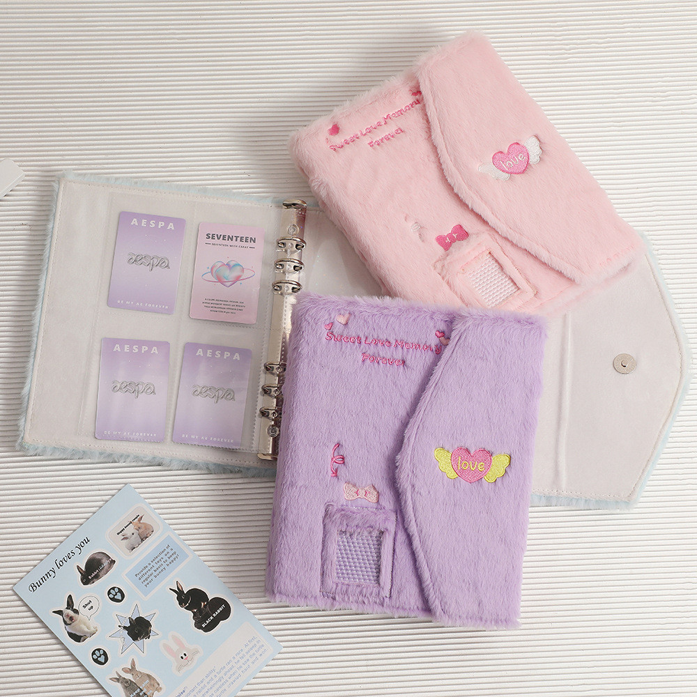 Jual (A5 Size)Album Photocard Binder Photocard PC Fluffy Bulu Plush ...