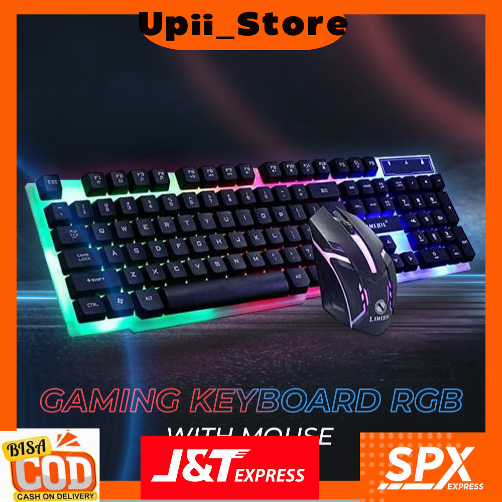 Jual LIMEIDE Combo Gaming Keyboard RGB with Mouse - GTX300 - 7RKY0HBK ...