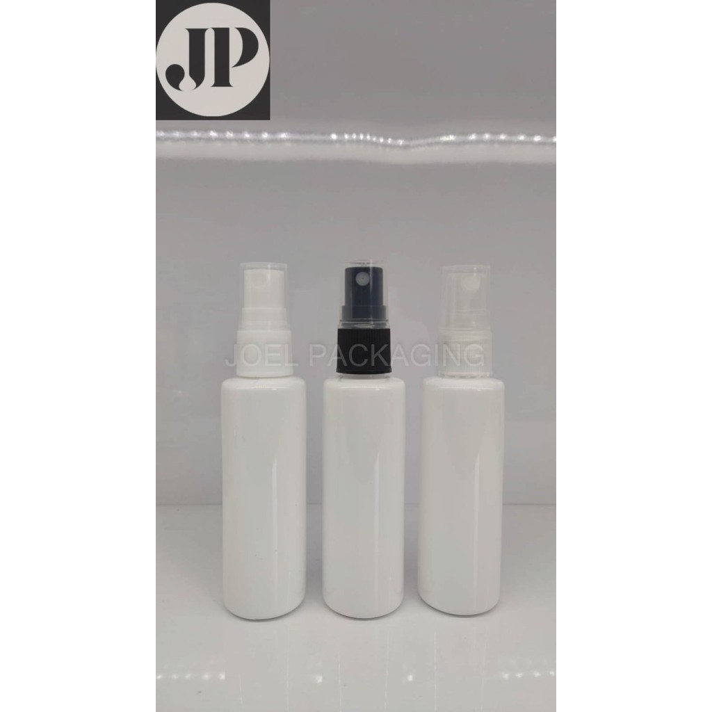 Jual BOTOL RF 60ML PUTIH PLASTIK SPRAY PUTIH HITAM CLEAR N18 - TUTUP ...