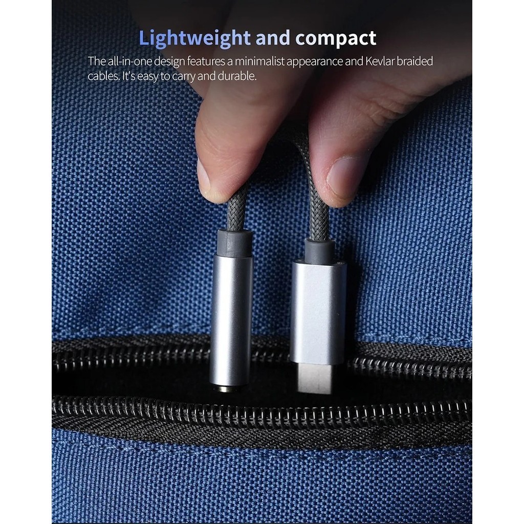 Jual KZ AM01 Portable Adaptor Type C to 3.5mm Decoding Amplifier DAC ...