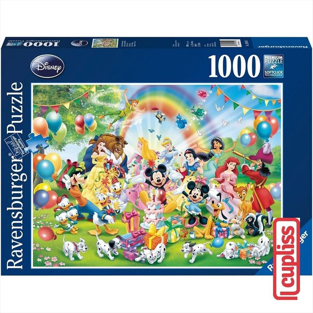 Jual Ravensburger Original 190195 Mickey Birthday Puzzle 1000 pcs ...
