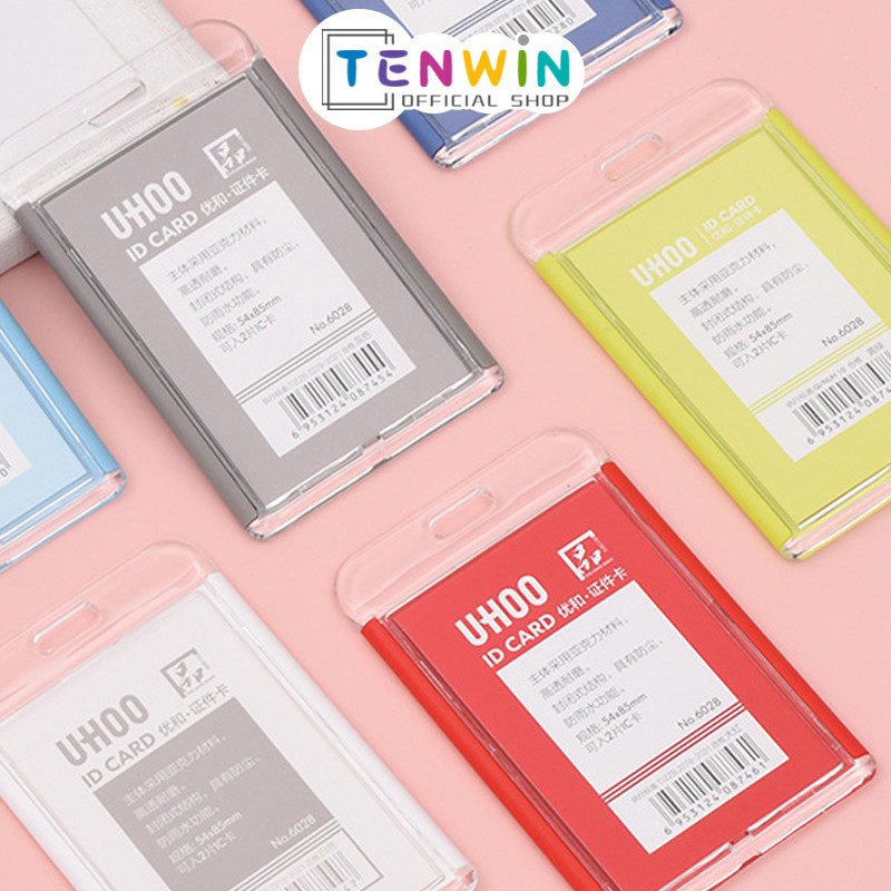 Jual Tempat Id Card Akrilik Holder Kartu Id Card Akrilik Warna Kartu ...