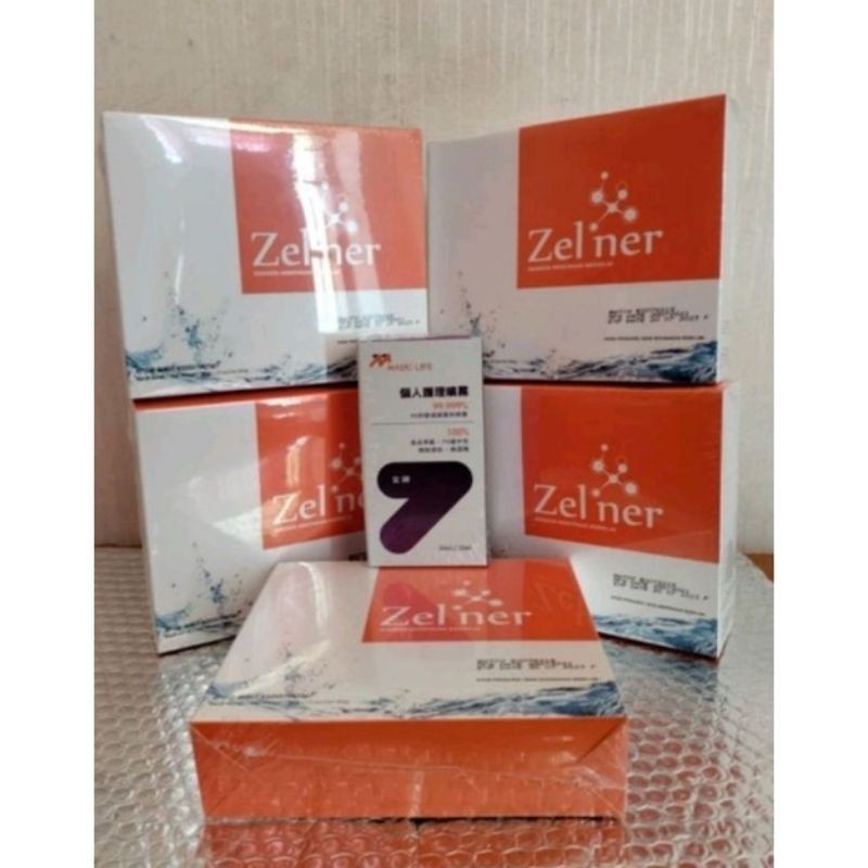 Jual 5 box zelner Magiclife original free 1 sachet Zelner+skincare mini ...