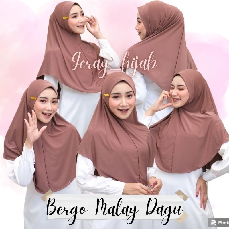 Jual BERGO MALAY DAGU / BERGO ANTEM / BERGO MALAY / JILBAB MALAY ...