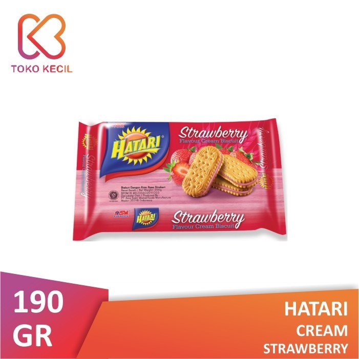 Jual Hatari Strawberry Cream 190gr | Shopee Indonesia