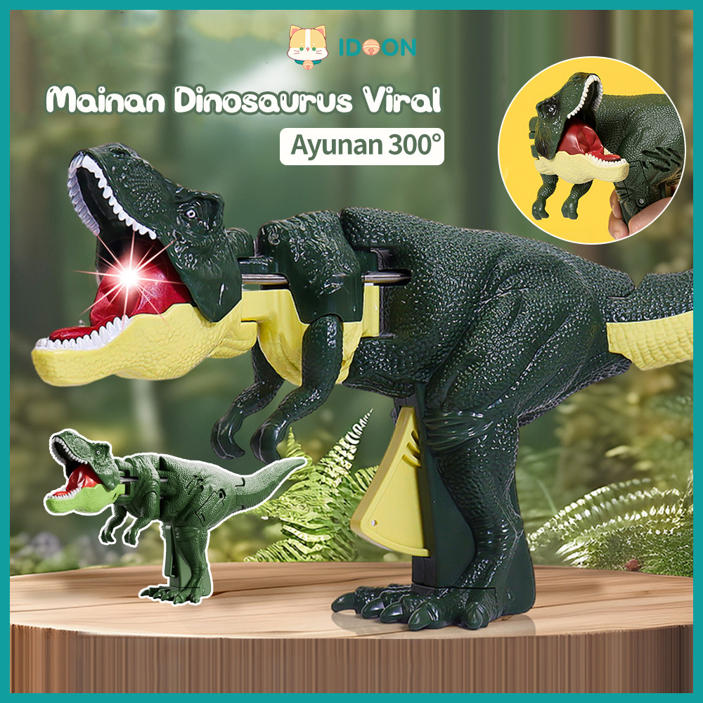 Jual IDOON Mainan dinos tekan populer lucu dinasaurus press goyang ...
