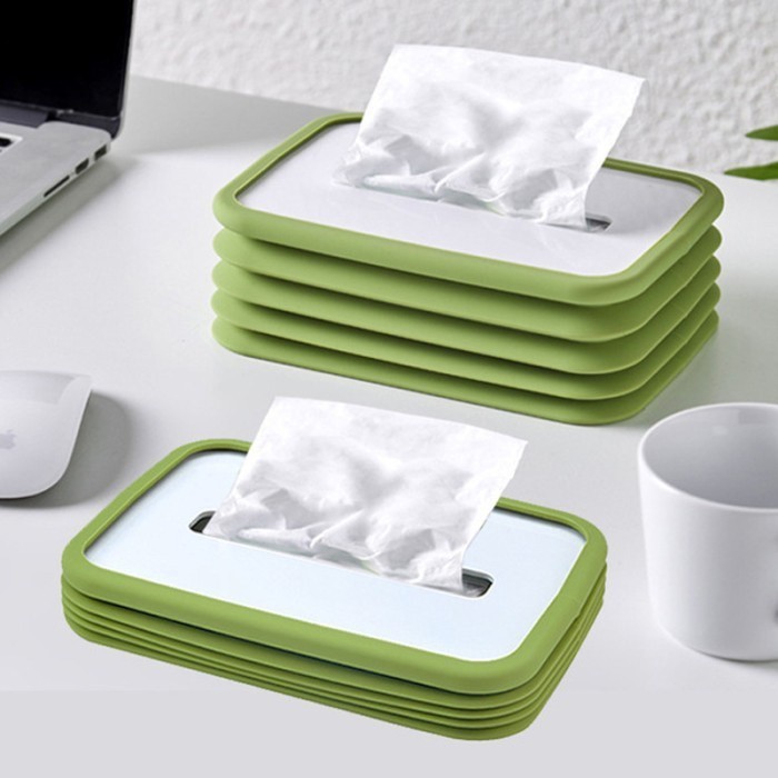 Jual Tempat Tissue Kotak Unik Flexibel Foldable Tissue Box Minimalis ...