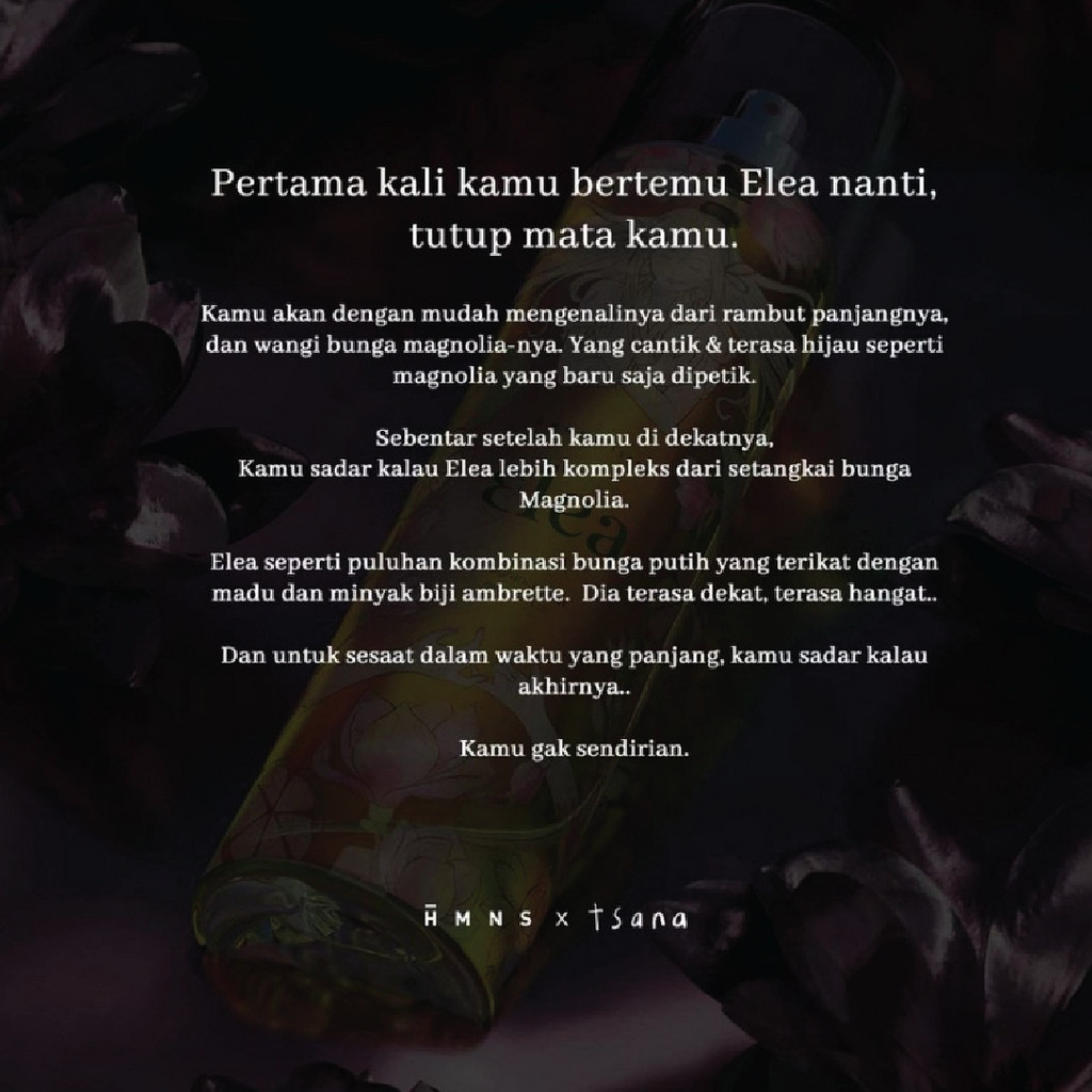 Jual HMNS x Tsana - Elea Hair and Body Mist 250 ml Fragrance Mist Parfum Wanita Cewek 250ml ...