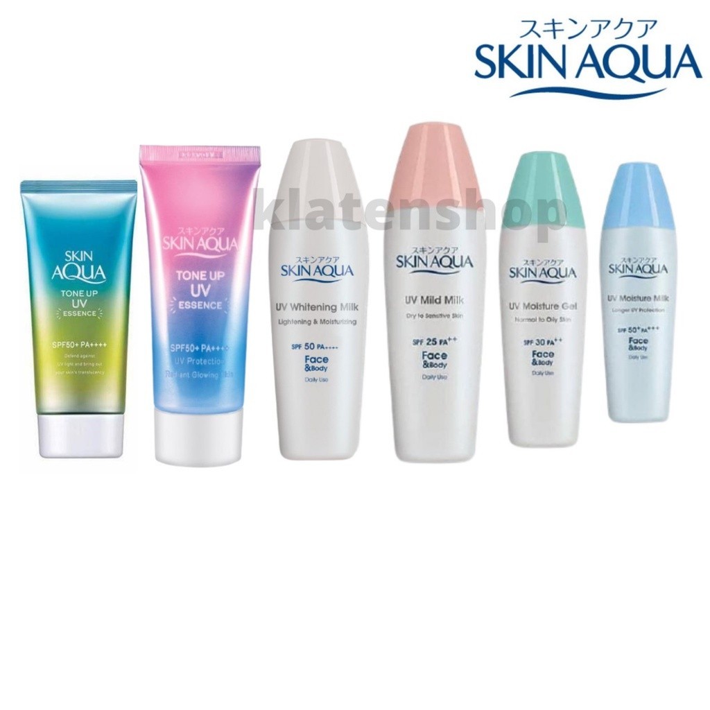 Jual Sunscreen Skin Aqua spf 50PA++ Series 40gr | Shopee Indonesia
