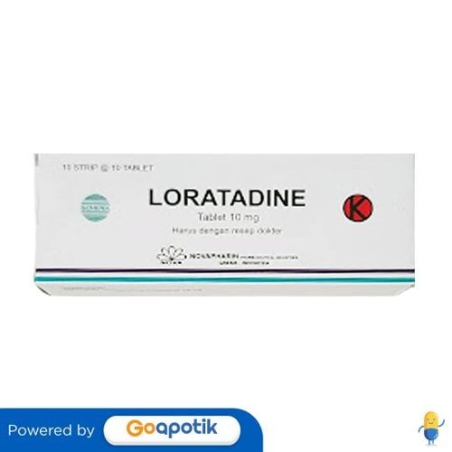 Jual Loratadine Novapharin 10 Mg Box 100 Tablet | Shopee Indonesia