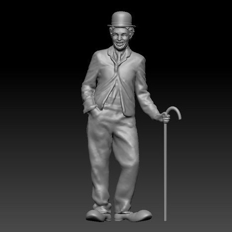 Jual Diorama diecast skala 1/64 charlie chaplin stand miniatur figure ...