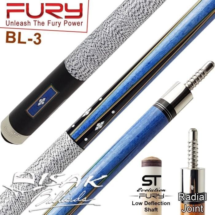 Jual FURY BL-3 CUE - STE LOW DEFLECTION RADIAL BILLIARD STICK BILIAR STIK - STORYSTORE9 | Shopee ...