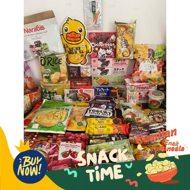 Jual PROMO SPESIAL Snack impor paket request 2kg | Shopee Indonesia