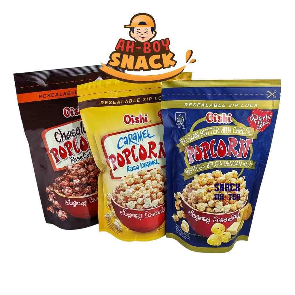 Jual OISHI CARAMEL POPCORN 100 GRAM - CARAMEL & COKELAT & KEJU | Shopee ...