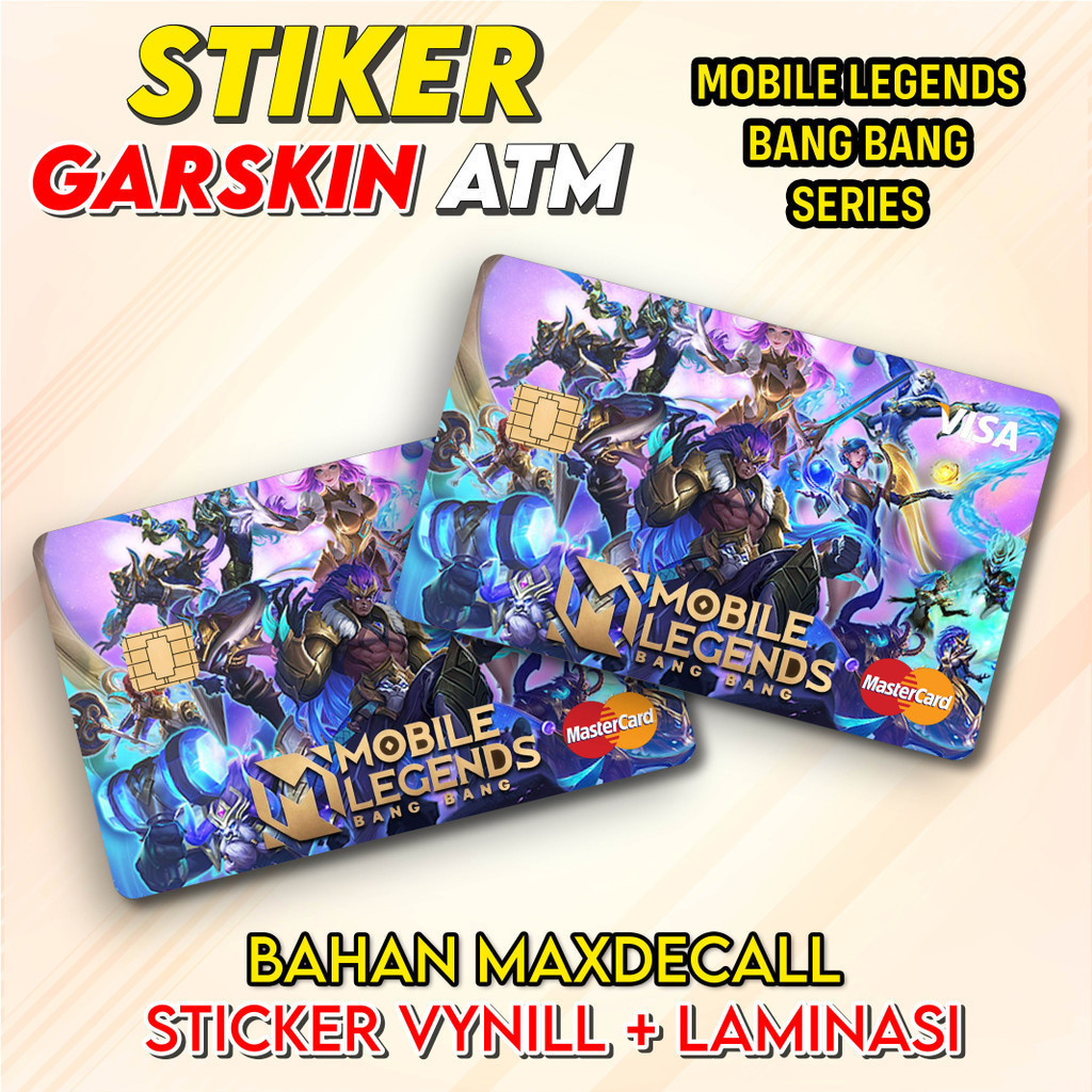 Jual Stiker Sticker Skin Kartu Atm Mobile Legend Bang Bang 1 Landscape ...