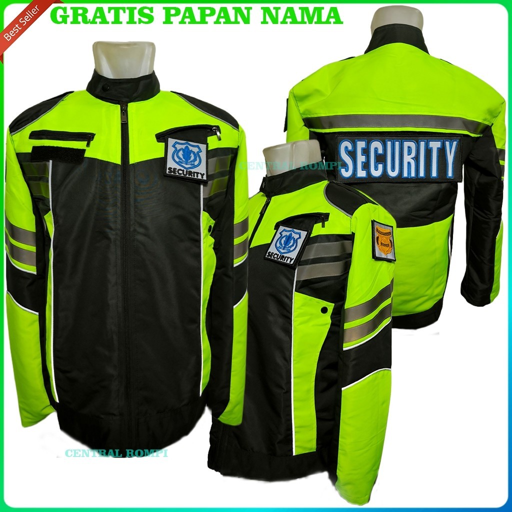 Jual Sultan_Military Jaket Security Satpam Patroli Bahan Taslan Anti ...