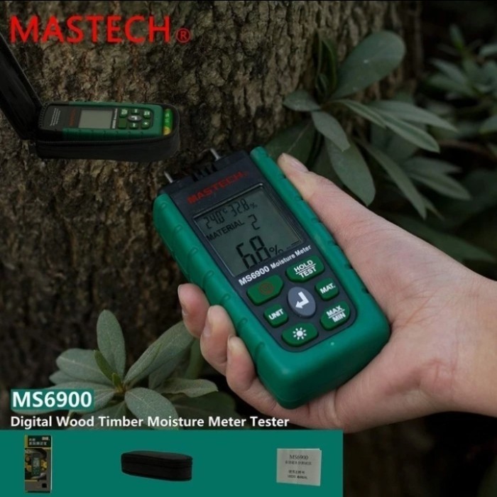 Jual Concrete Wood Moisture Meter Mastech MS6900 Beton Kayu Semen MC ...