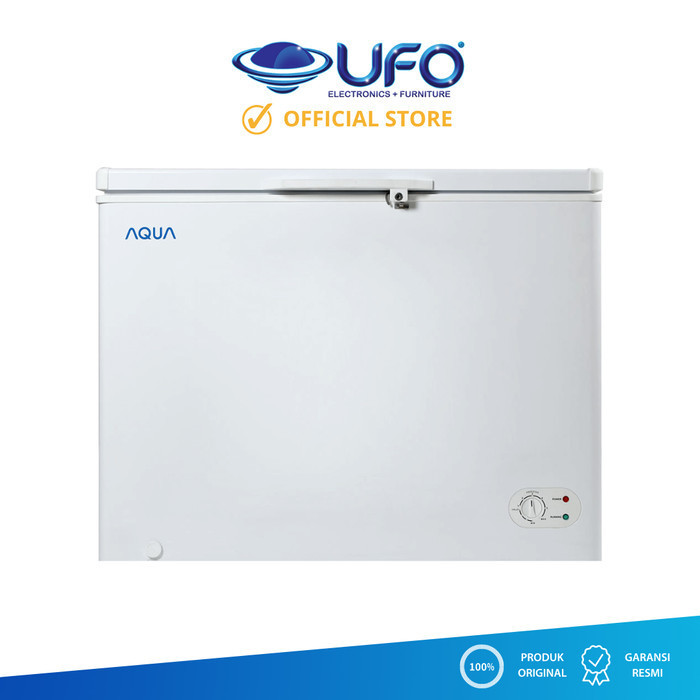 Jual Aqua AQF210FA Chest Freezer 200 Liter PCM Flat Coating Inner Body ...
