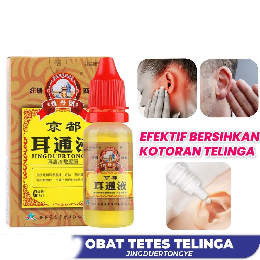 Jual Jingduertongye Obat Tetes Telinga Pembersih Kotoran Telinga Congek ...
