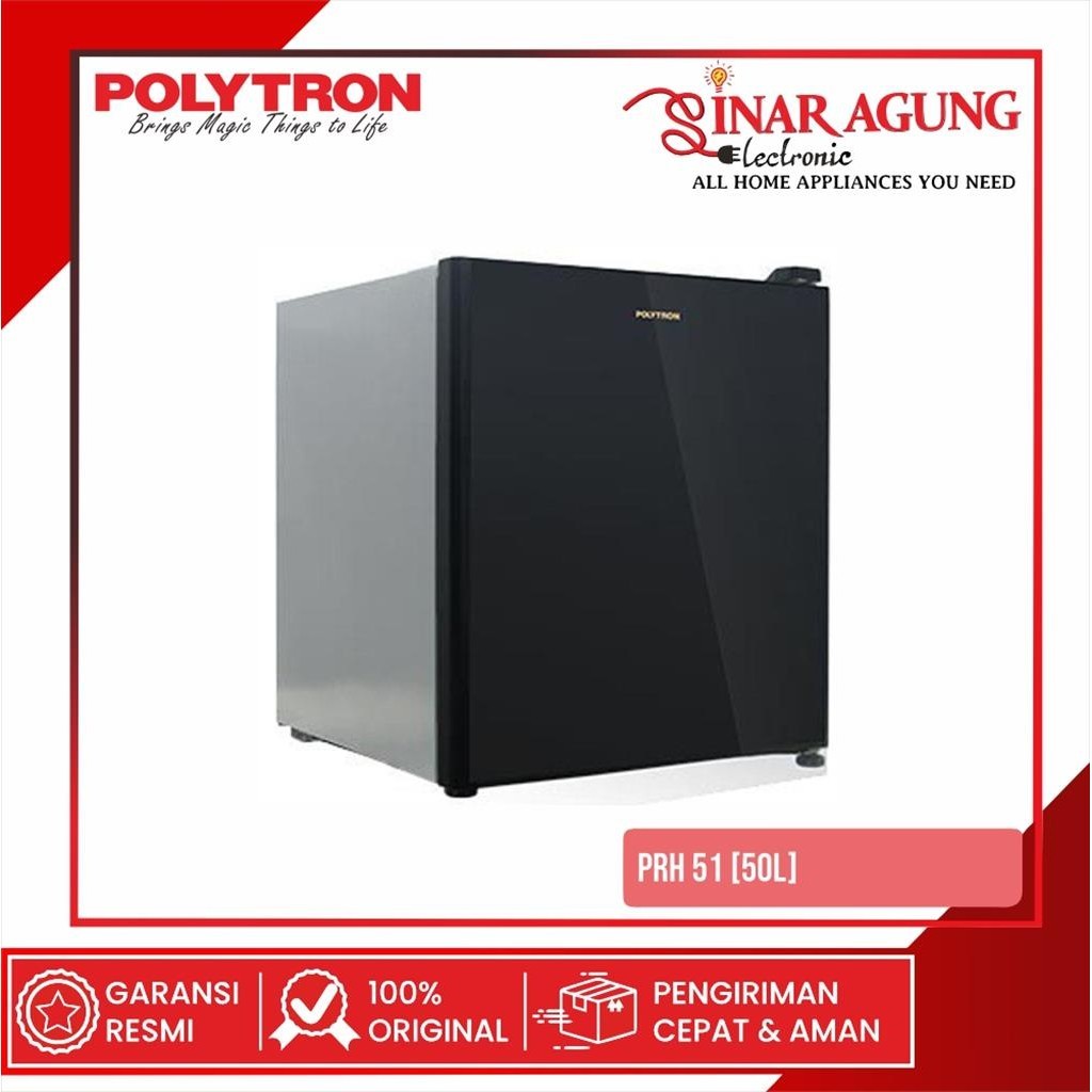 Jual POLYTRON KULKAS MINI/PORTABLE REFRIGERATOR PRH51 PRH 51 [50L] 100% ...