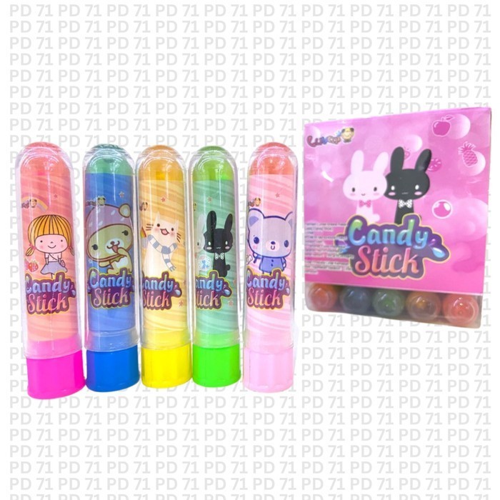 Jual Luvmi Candy Stick Jelly Permen Lipstik Isi 30 Pcs | Shopee Indonesia