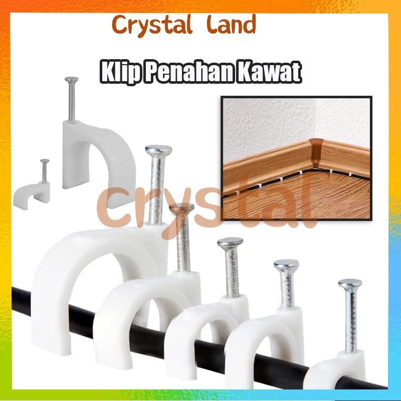 Jual Klem Kabel Paku 7Mm 8Mm 9Mm 10Mm 12Mm Klem Asli / Klem Paku Beton ...