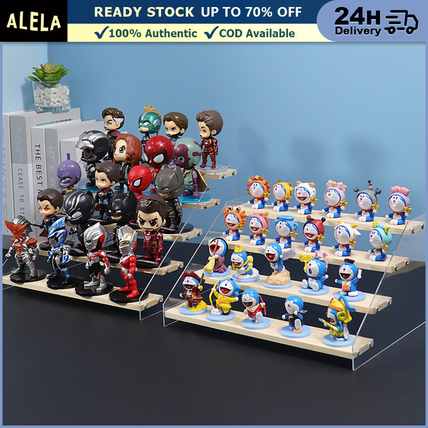 Jual Rak Susun Akrilik Kayu Tempat Penyimpanan Action Figure Diecast ...