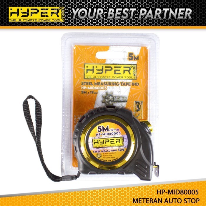 Jual Meteran 5m Measuring Auto stop 5m x 25 mm Hyper High Quality ...