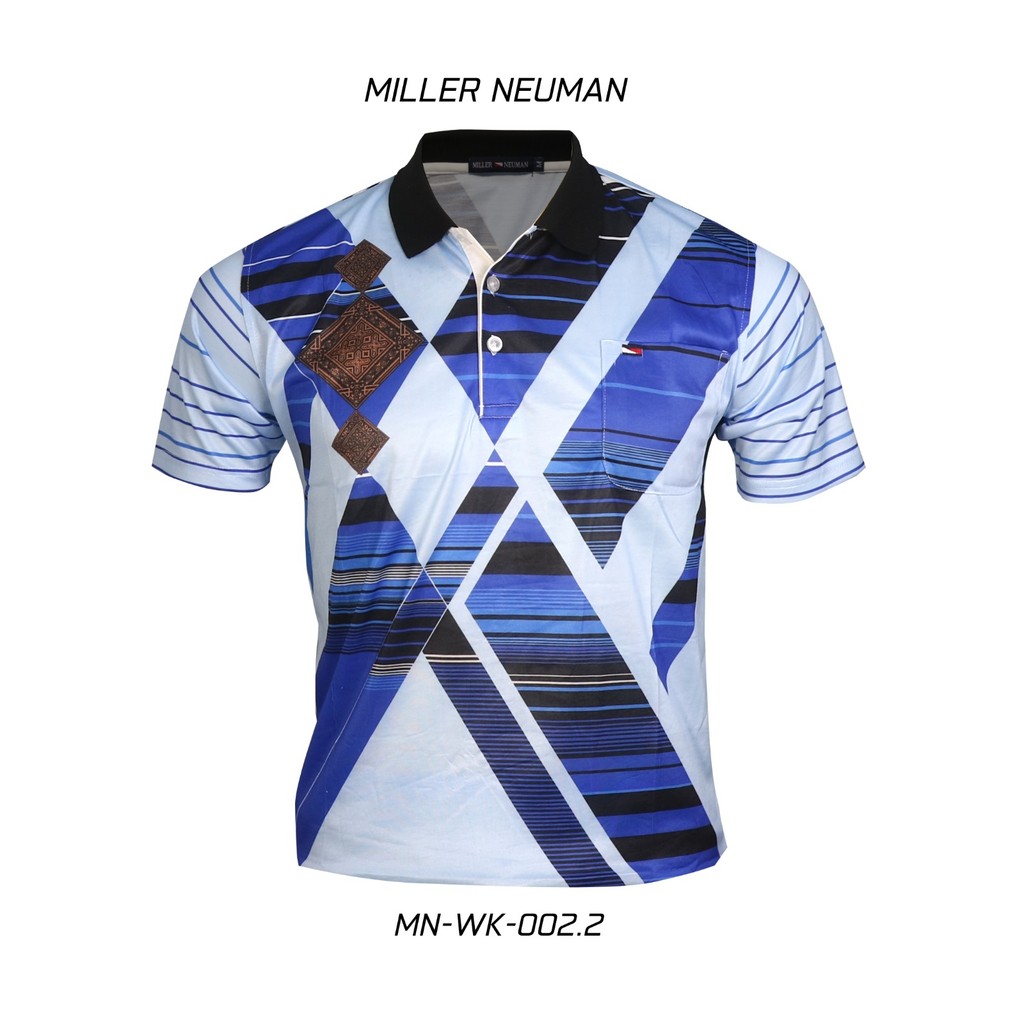 Jual NEW Miller Neuman Kaos Kerah Pria Bapak Dewasa Bahan Katun Berkantong MN-002.3 | Shopee ...