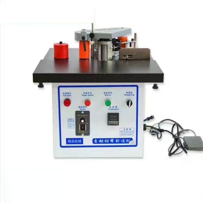Jual mini manual wood pvc edge banding machine with cutting pvc edge ...