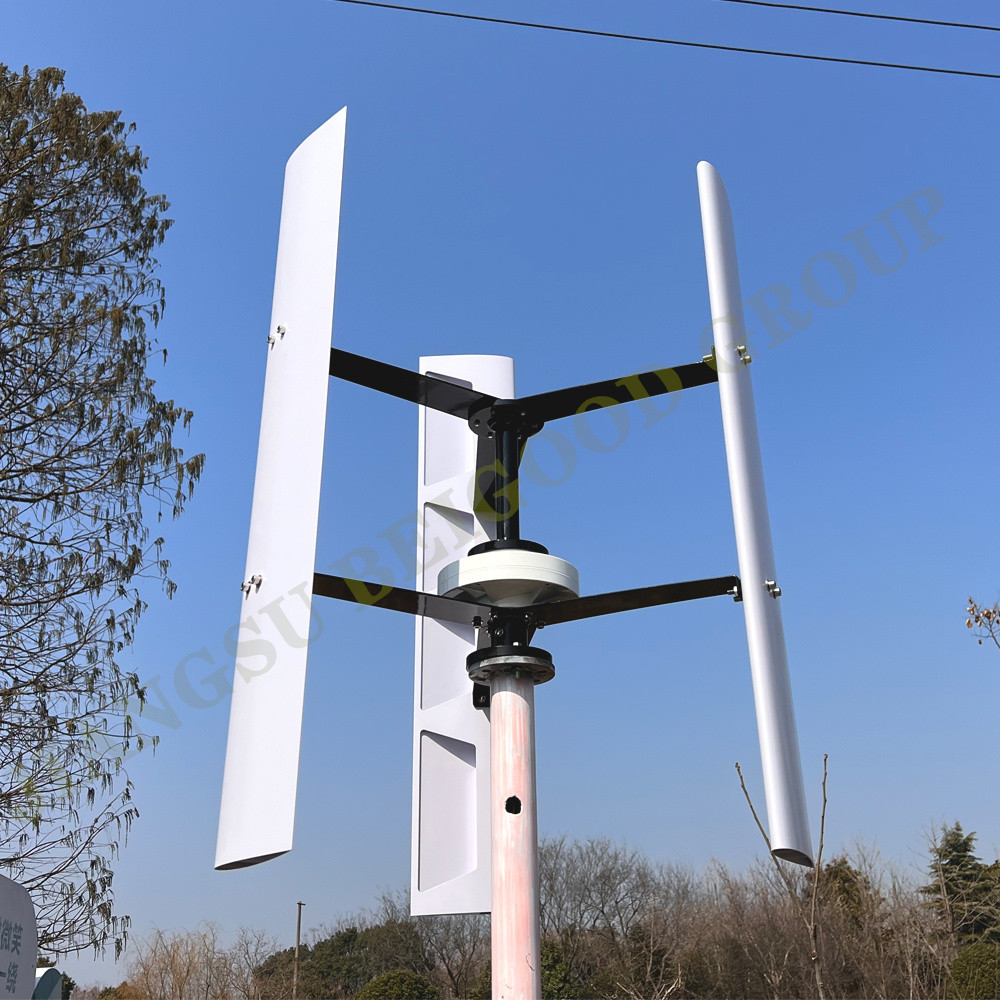 Jual CE Approved Noiseless 2000W Vertical Wind Turbine Permanent Magnet ...