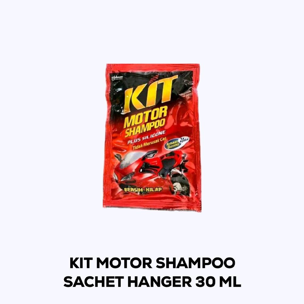 Jual Kit Motor Shampoo Plus Silicone 30ml isi 1 Sachet (Merah) | Shopee ...