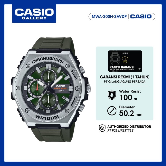 Jual Original Jam Tangan Casio General Pria Original MWA-300H-3AVDF ...