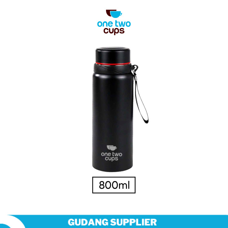 Jual One Two Cups Botol Minum Termos Air Panas Dingin Stainless Steel - HD-688 - 800ML | Shopee ...