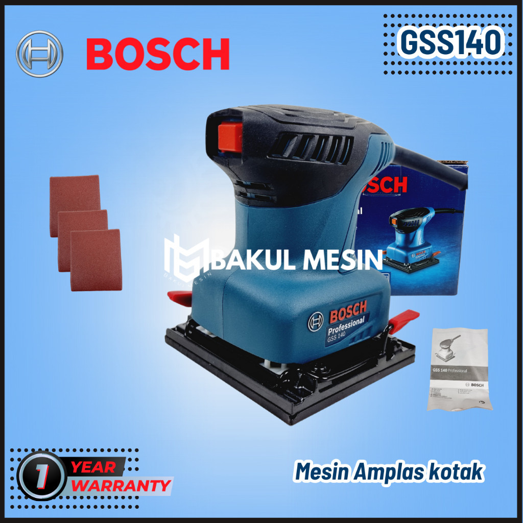 Jual BOSCH GSS 140 Mesin amplas Sander Kotak GSS140 | Shopee Indonesia
