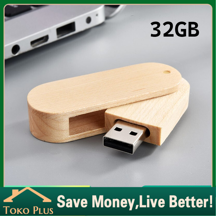 Jual 32GB USB Flashdisk Kayu Flip Putar Model Gantungan Kunci | Shopee ...