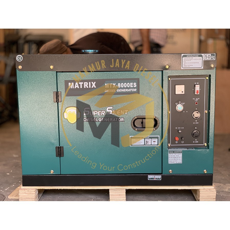 Jual Genset SuperSilent Matrix MTX 8000 ES - 6000 Watt | Shopee Indonesia