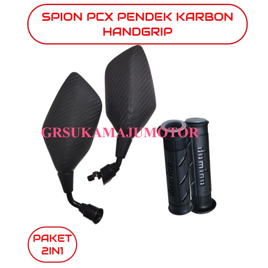 Jual #GR# Spion Motor Spion Pcx Spion Tangkai pendek Universal Buat ...