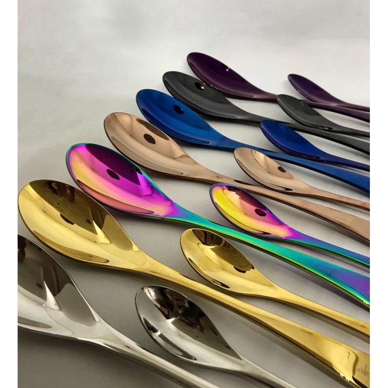 Jual Aksara Quenelle Spoon Black 1 Set / Rocher Spoon / Ice Cream Spoon ...