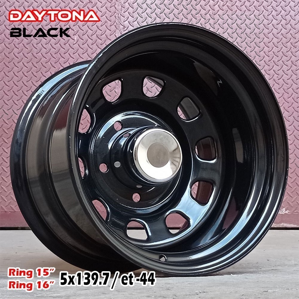 Jual Velg Mobil Besi Ori DAYTONA Offroad Baut 5x139.7 Ring 15 | Shopee Indonesia