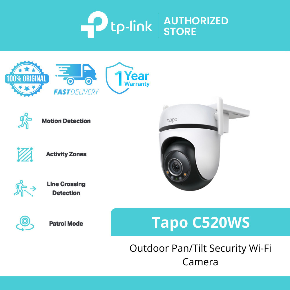 Jual TP Link Tapo C520WS Tapo C500 2K QHD Outdoor Pan Head Security Wi Fi Camera 360 ° Visual ...