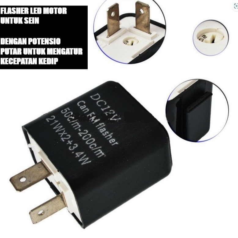 Jual FLASHER MOTOR RELAY PENGEDIP LED SEIN MOTOR HAZARD RITING RETING ...