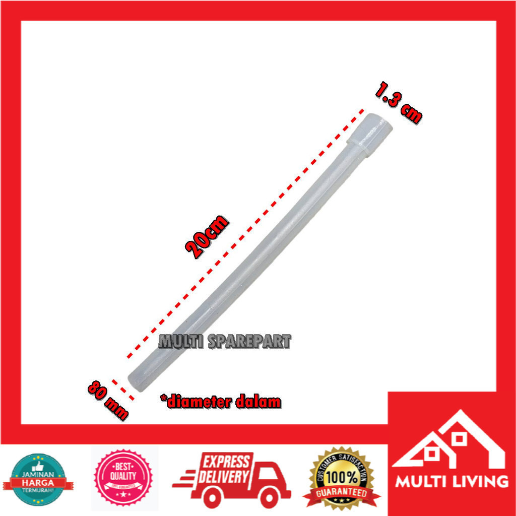 Jual Selang Dispenser Lurus Besar Miyako Panas dingin Silicone tube ...