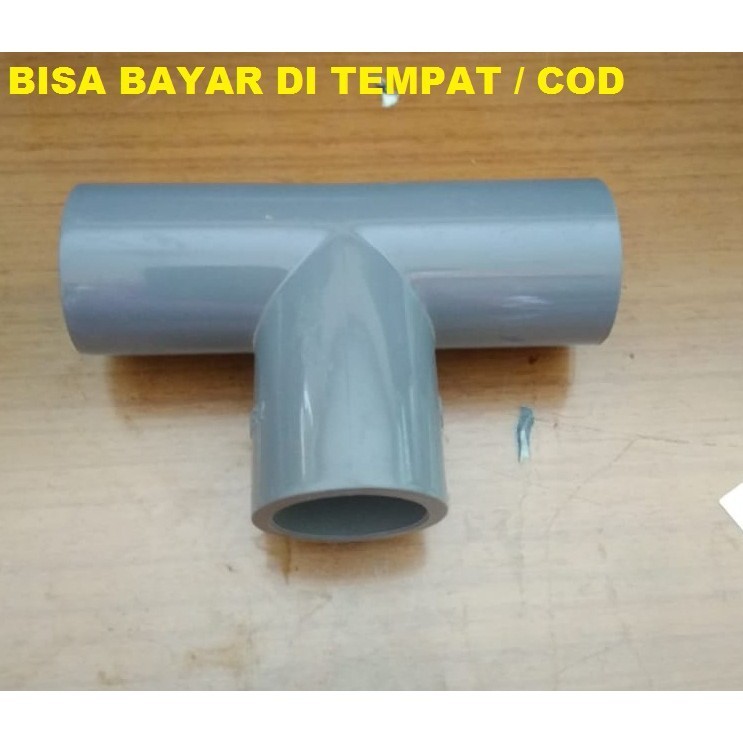 Jual T 1/2 INCH PVC SAMBUNGAN PIPA T POWER | Shopee Indonesia