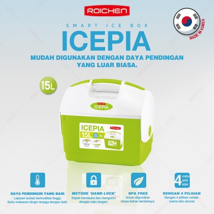 Jual ROICHEN ICEPIA 15 LITER - ice cooler box | Shopee Indonesia