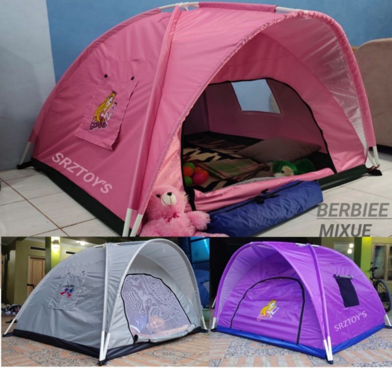 Jual WIH75 TENDA ANAK MOTIF HEWAN DAN KARTUN ,BERBIE ,MIXUE ...